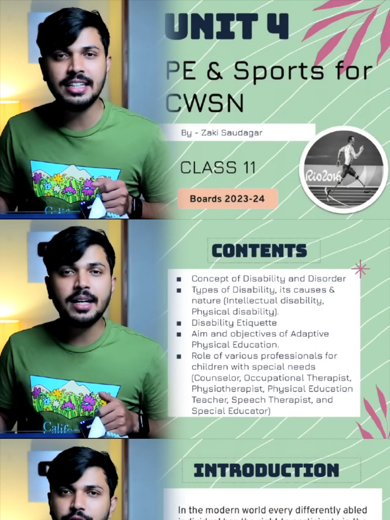Physical Education CH 4 | PDF