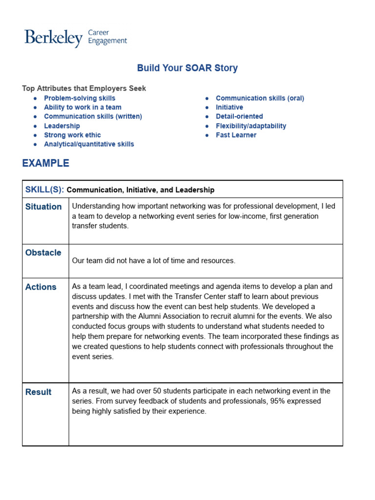 1.1.1.1 CARC Self-Assessment - SOAR Story | PDF
