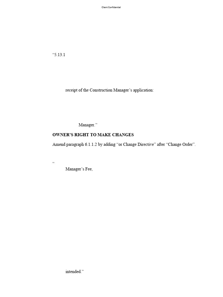 Room Readiness and Change Orders Guide | PDF | Adjudication | Indemnity