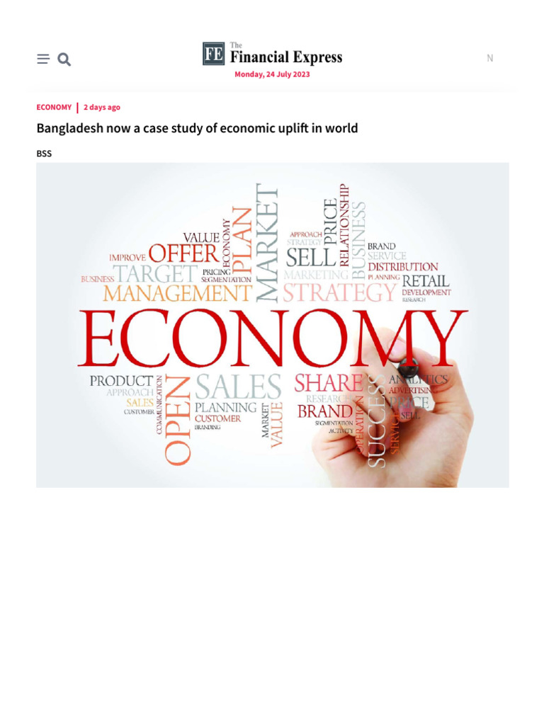 Bangladesh Now A Case Study of Economic Uplift in World The Financial ...