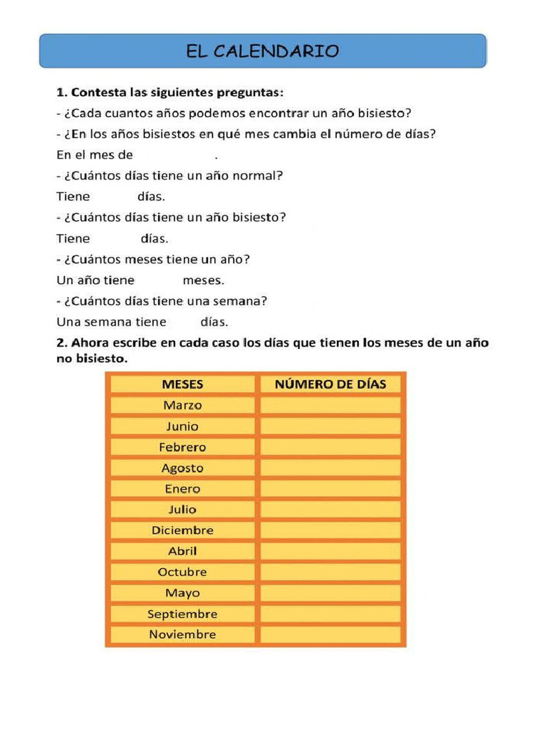 Año Bisiesto | PDF