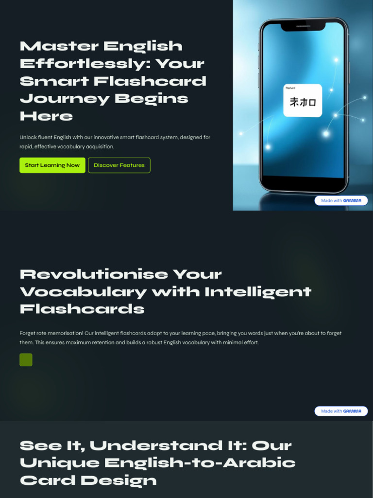 Flashcards For English Learning | PDF | Vocabulary | Flashcard