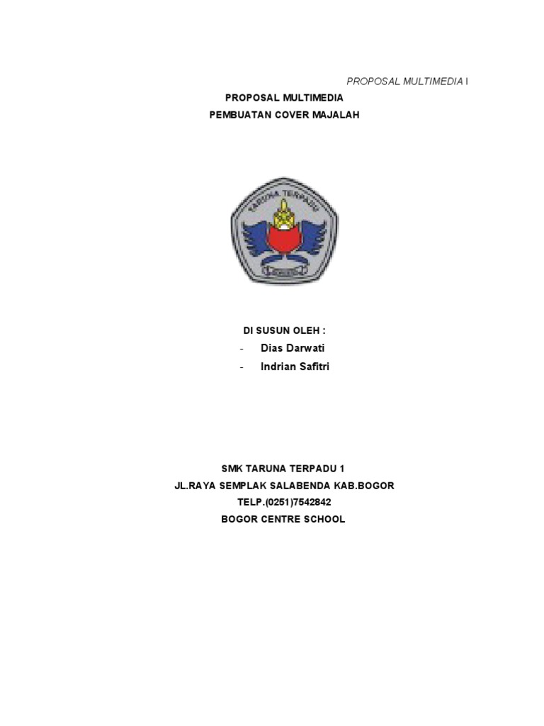 Proposal Pembuatan Cover Majalah | PDF