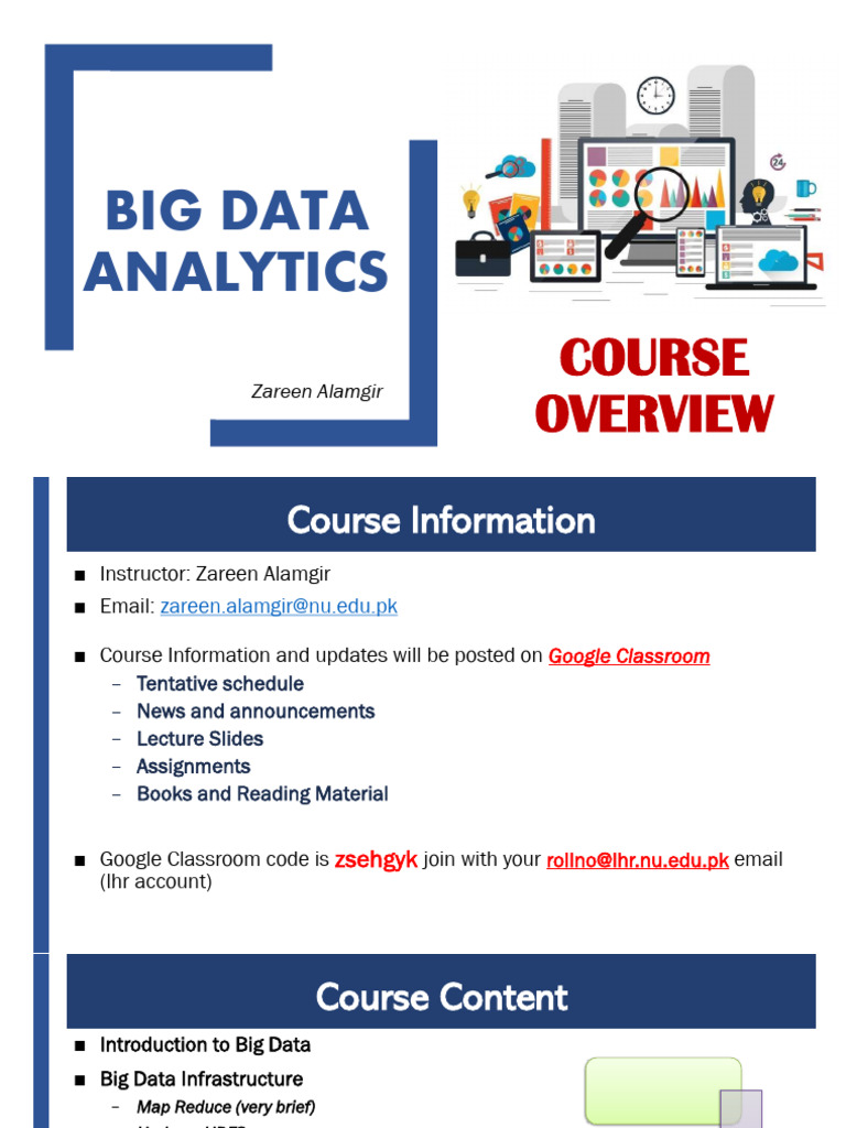 Course Outline and Introduction | PDF | Map Reduce | Apache Hadoop