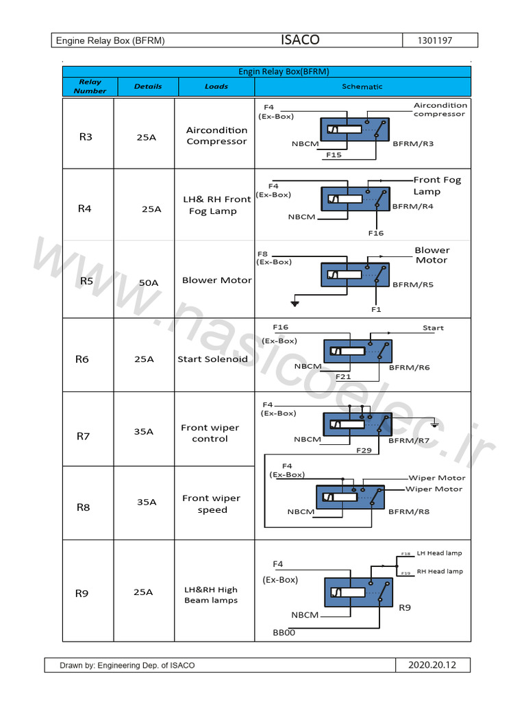Engine Relay Box | PDF | Vehicle Parts | Engines