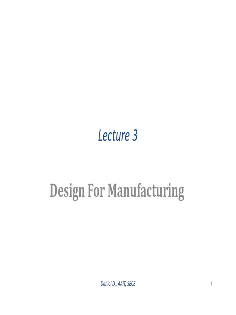 Lecture3 - Design For Manufacturing | PDF | Printed Circuit Board ...