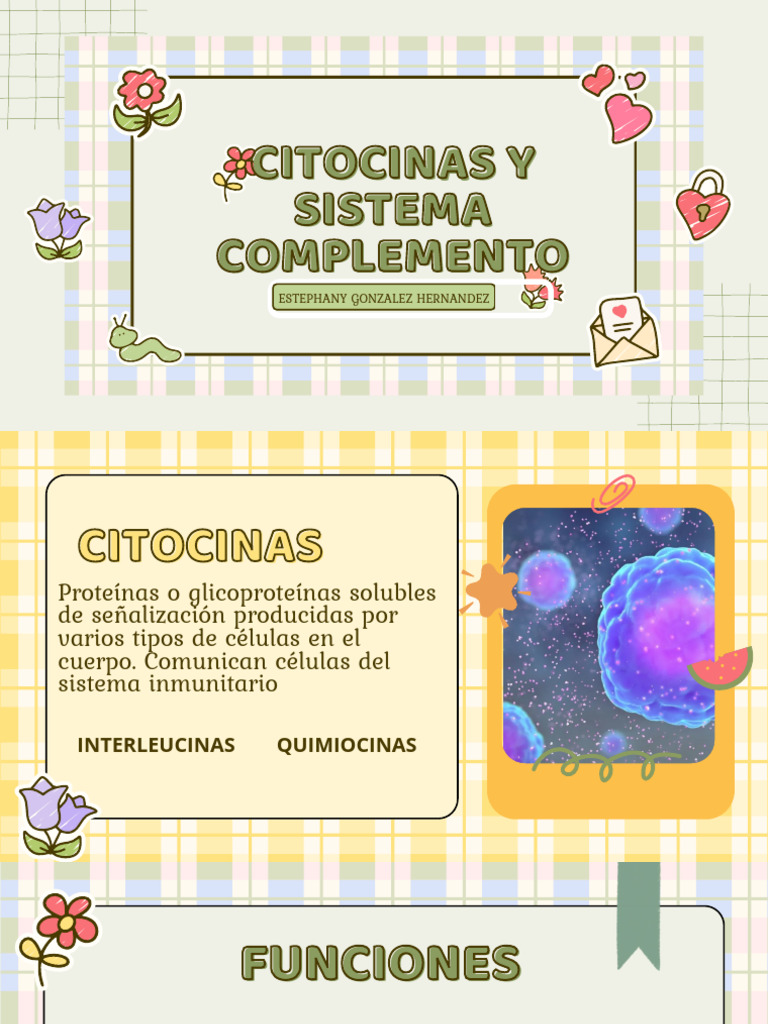 Citocinas y Sistema Complemento | PDF
