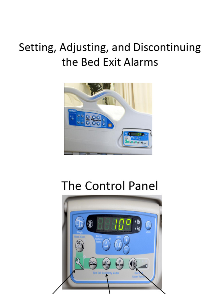 Bed Exit Alarm Instructions | PDF