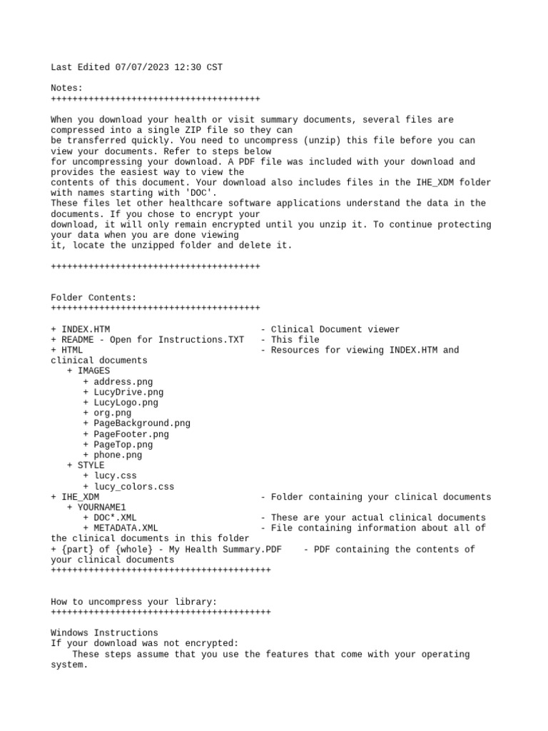 README - Open For Instructions | PDF | Zip (File Format) | Computing