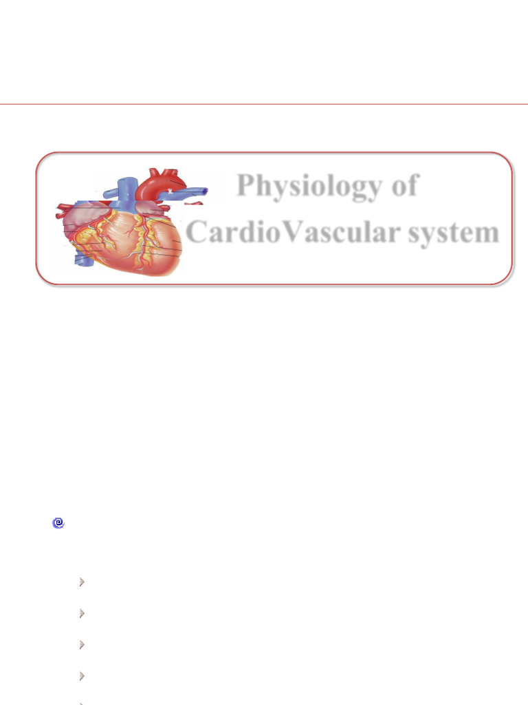 Cardiovascular System Physiology | PDF | Diastole | Heart