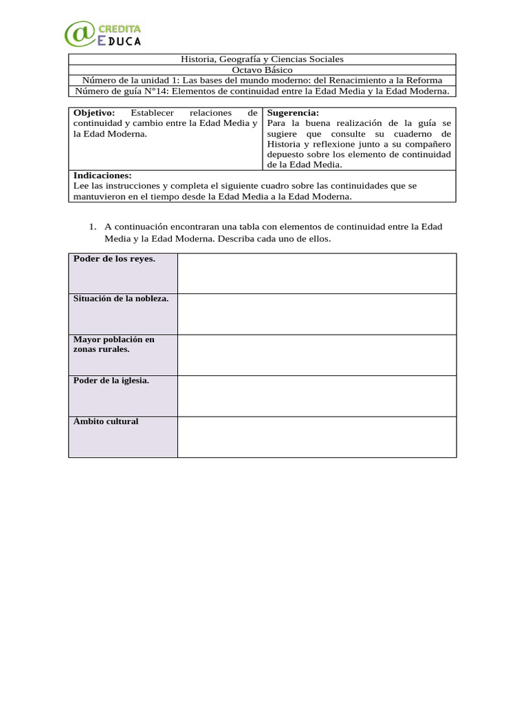 Historia 8B G14 | PDF