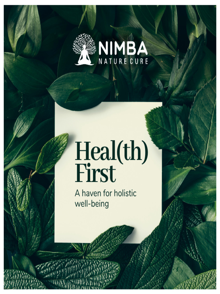 Nimba Nature Cure Brochure | PDF | Naturopathy | Yoga