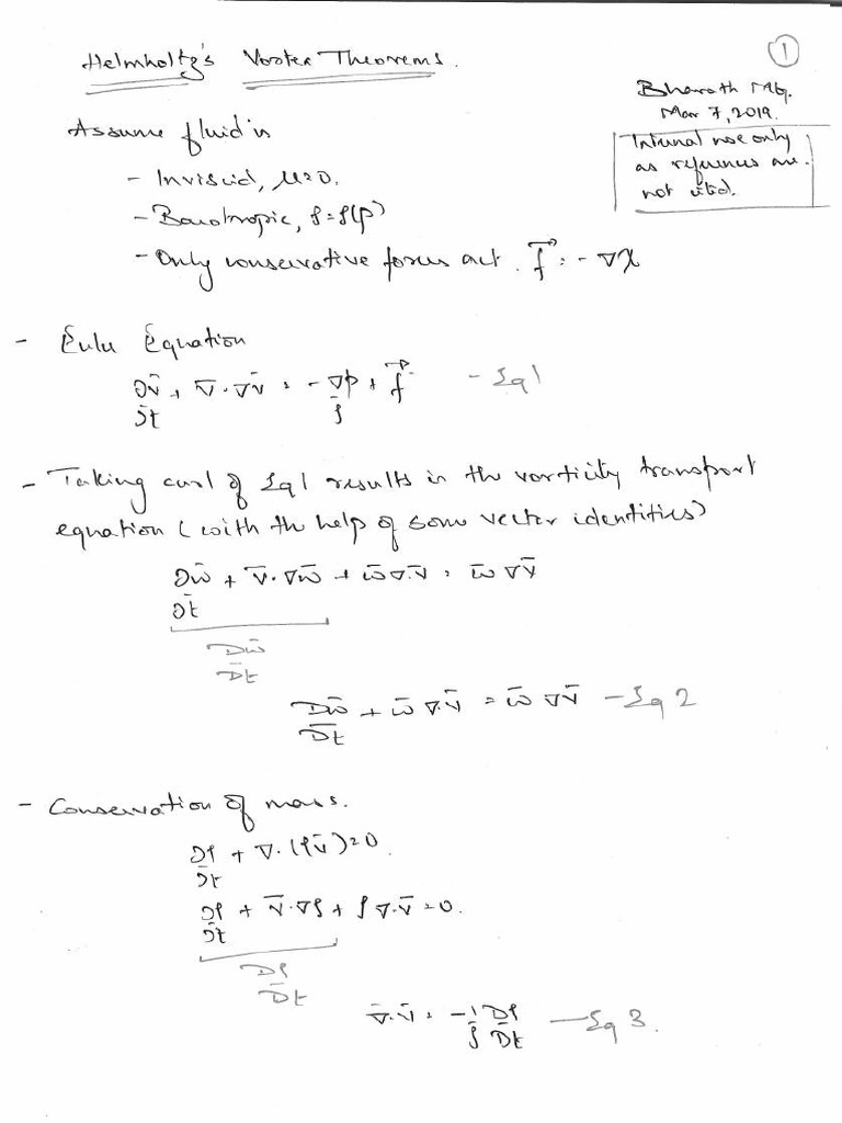 Helmholtz Theorem Proof | PDF
