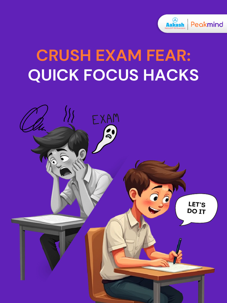 Quick Focus Hacks to Overcome Exam Anxiety | PDF | Password | Fear