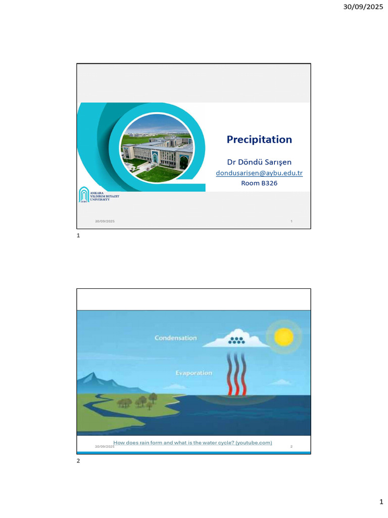 Understanding Precipitation Measurement Techniques | PDF | Rain ...
