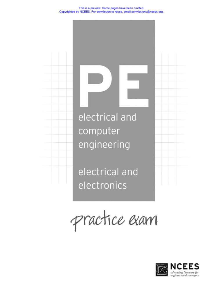 NCEES Electrical Exam Practice Guide | PDF | Resonance | Electrical ...