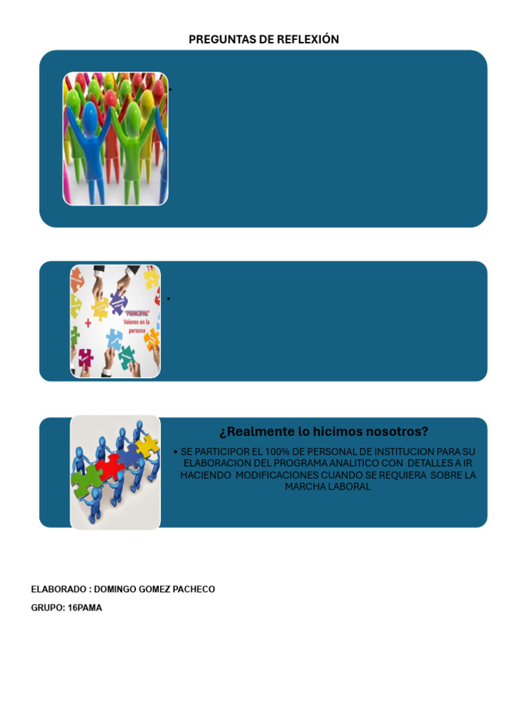 Preguntas de Reflexión | PDF
