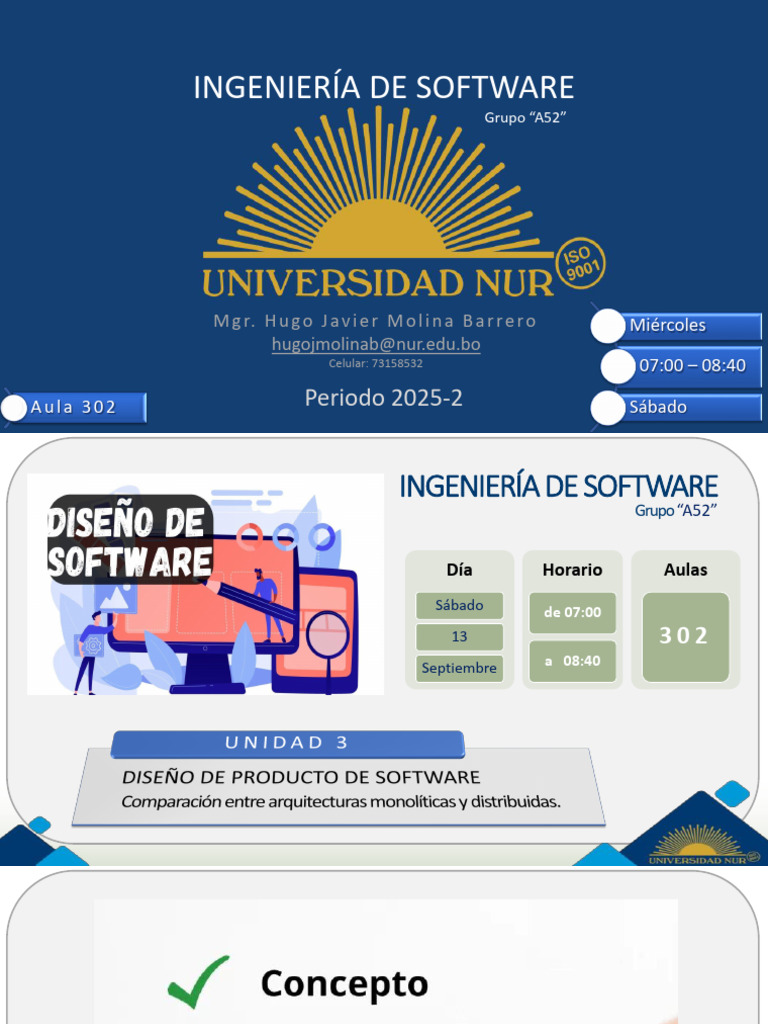 252 (0913) - (IS - U3 - C10-D11) - Diseño PUDS - Comparación Entre Arquitecturas Monolíticas y ...