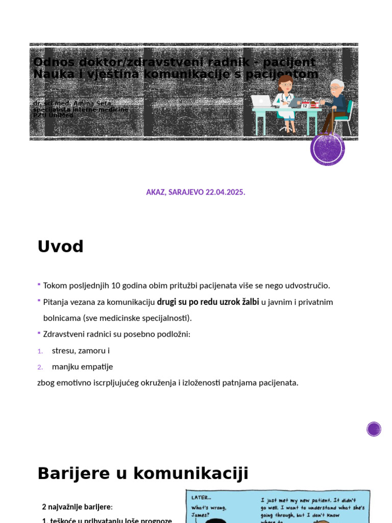 Odnos Doktor Pacijent Akaz | PDF