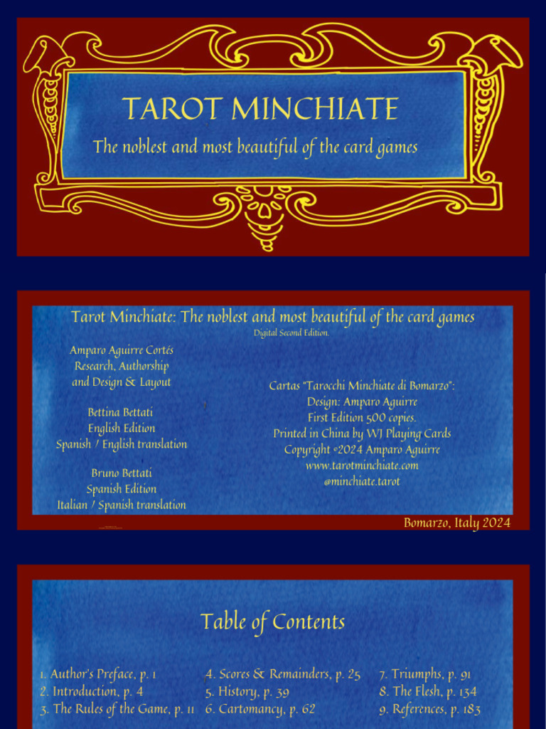 Minchiate Tarot: A Historical Overview | PDF | Tarot | Playing Cards