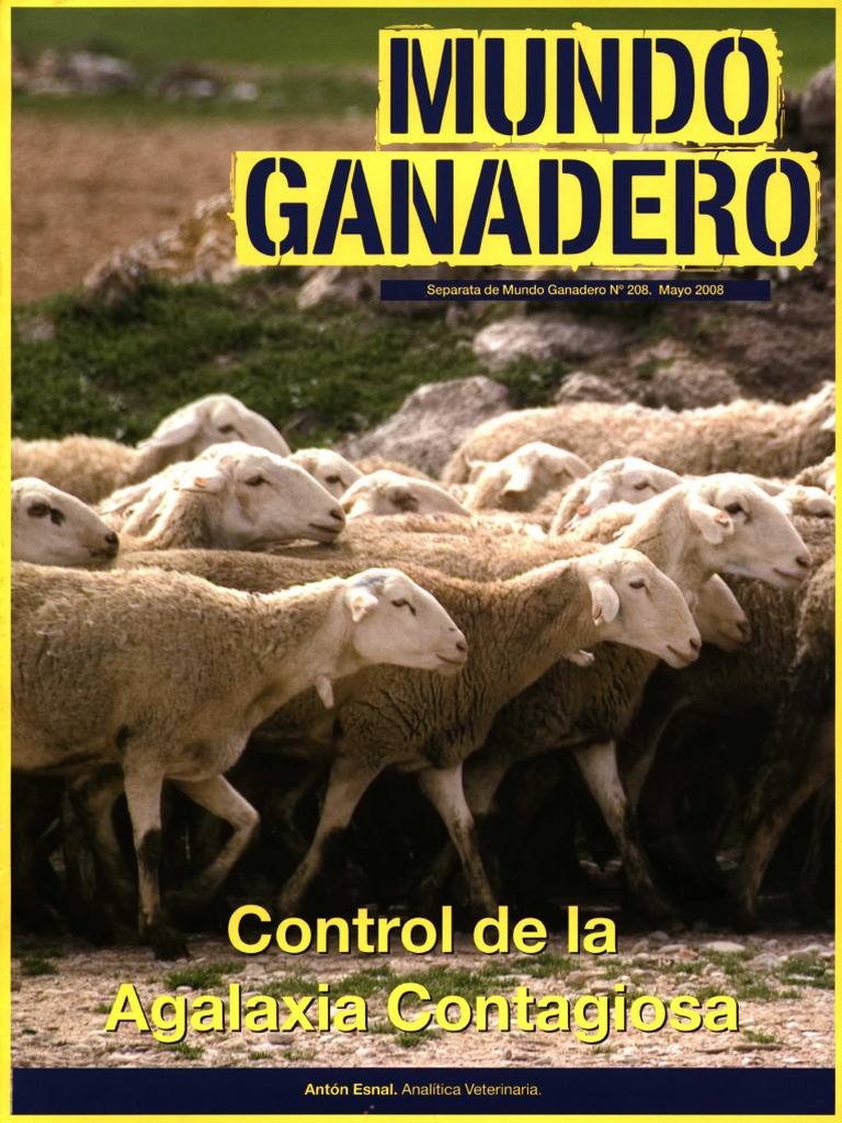 Control de La Agalaxia Contagiosa | PDF | Infección | Micoplasma