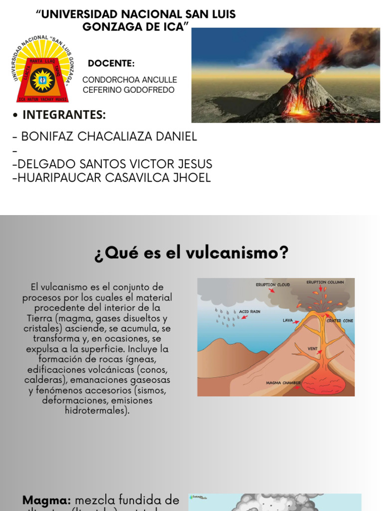 Condorchoa Anculle Ceferino Godofredo | PDF | Volcán | Magma