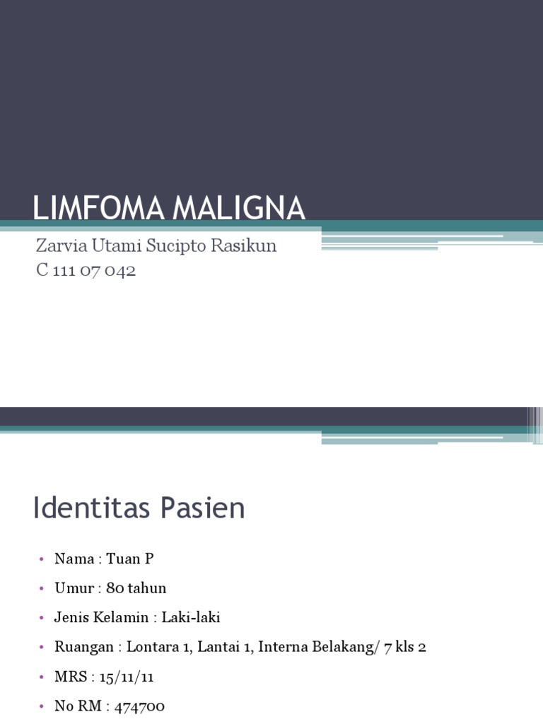 Laporan Kasus Limfoma Maligna | PDF