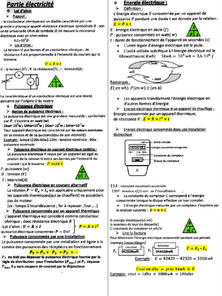 Physique Chimie 3ac | PDF