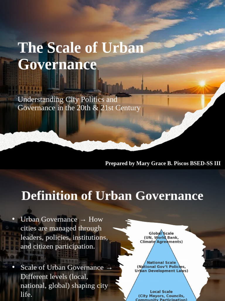 Urban Governance: Models & Impact | PDF | Governance | City