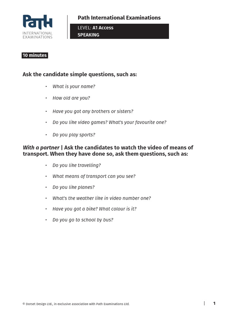 A1 Access - Sample Interview | PDF