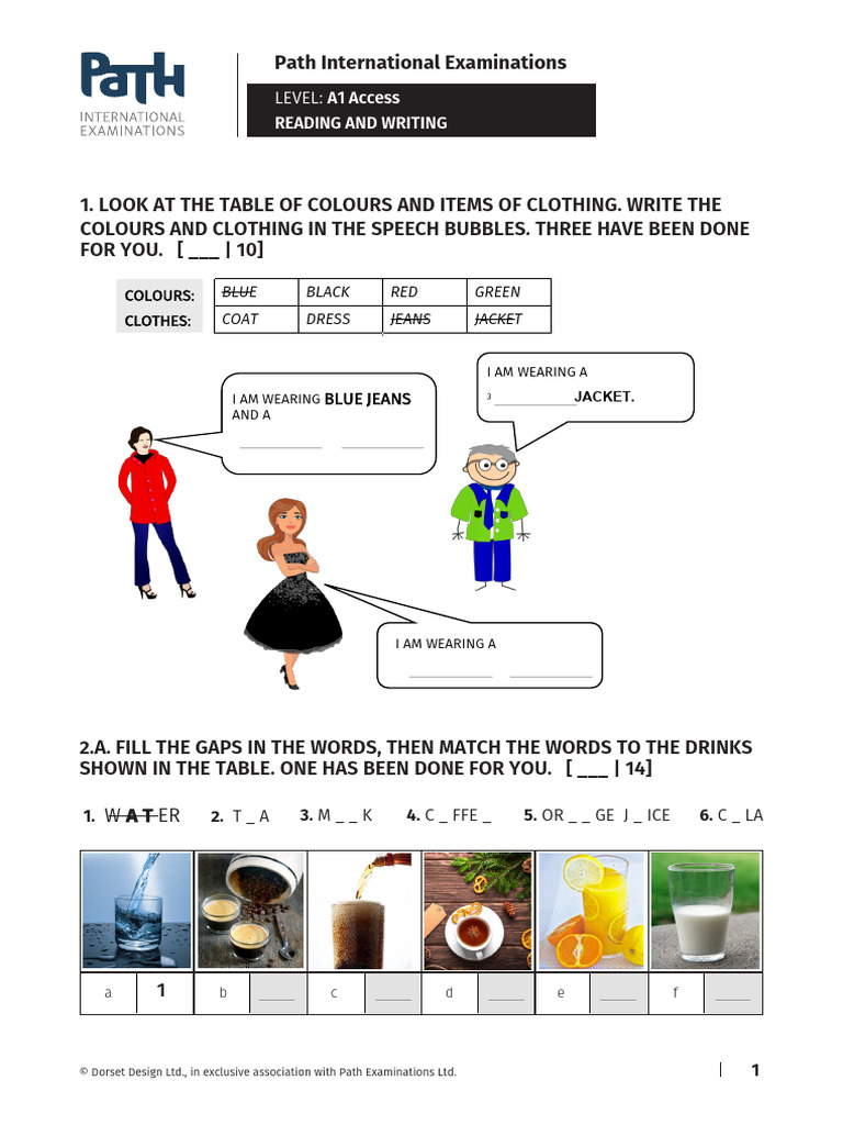 A1 Access - Reading and Writing Module | PDF | Clothing | Fashion
