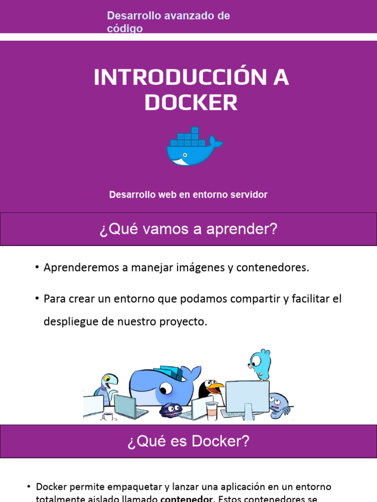 Introducción A Docker | PDF | Ingeniería de software | Software