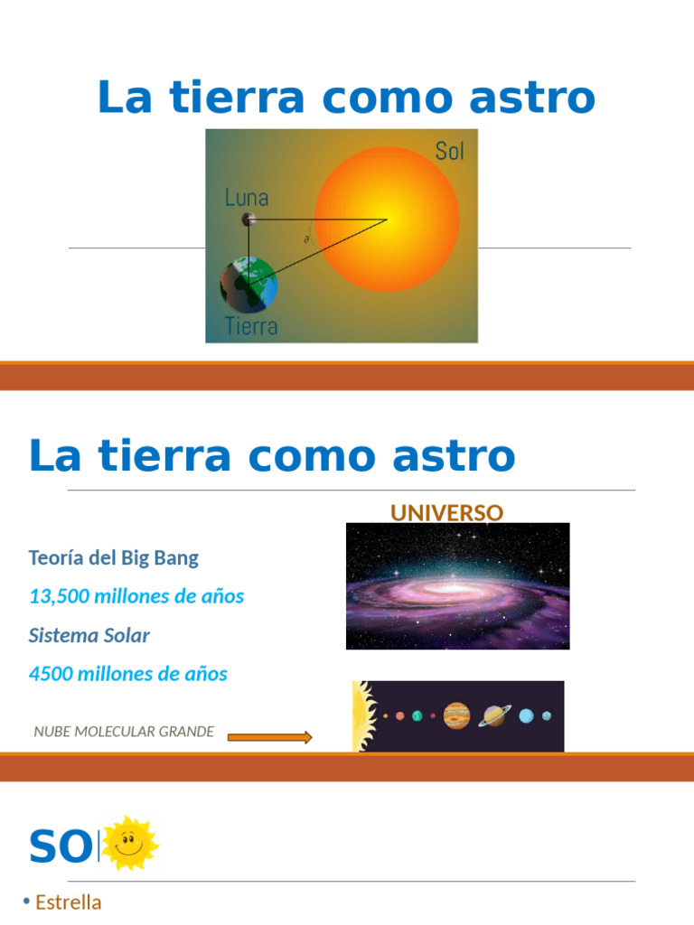 Tierra Como Astro. Sol, Luna, Tierra | PDF