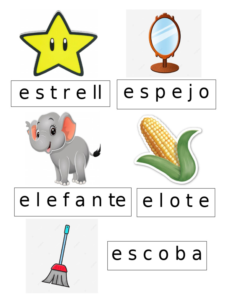 Palabras Con e | PDF