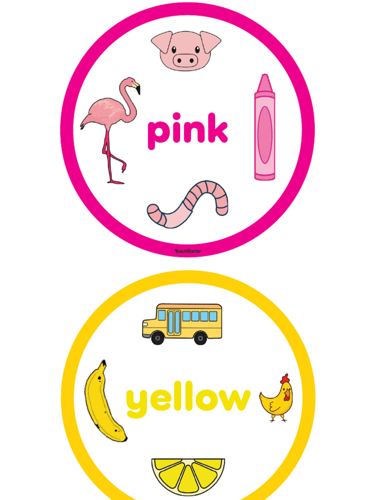 Classroom Colour Charts Print Able PDF | PDF