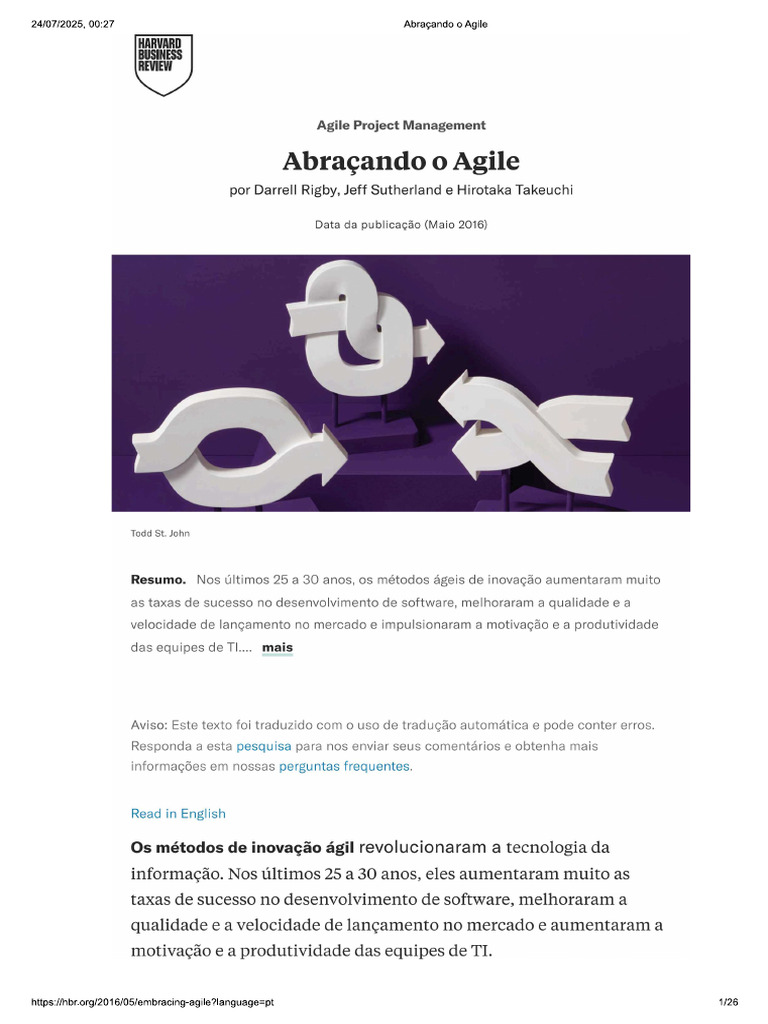 Rigby, D. K., Sutherland, J., & Takeuchi, H. (2016) - Embracing Agile ...