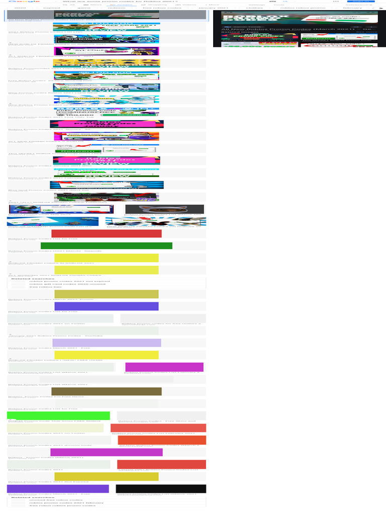 Free Roblox Promo Codes 2021 List | PDF