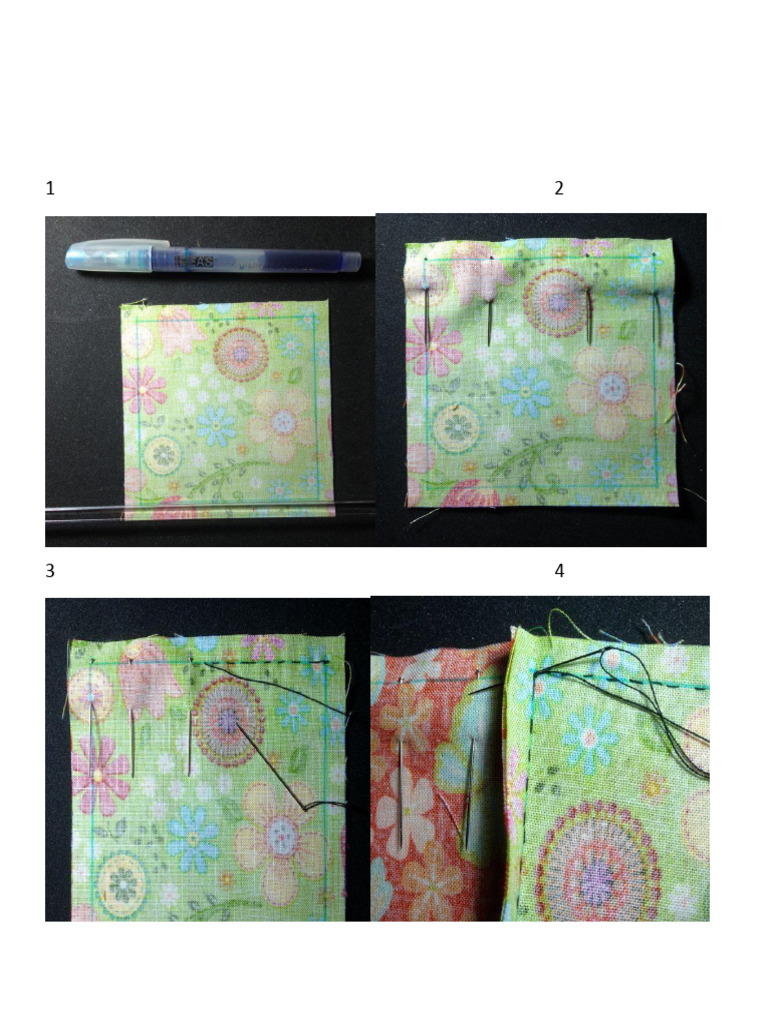 04-Tutorial Coge-Ollas Con Retazos Paso A Paso | PDF