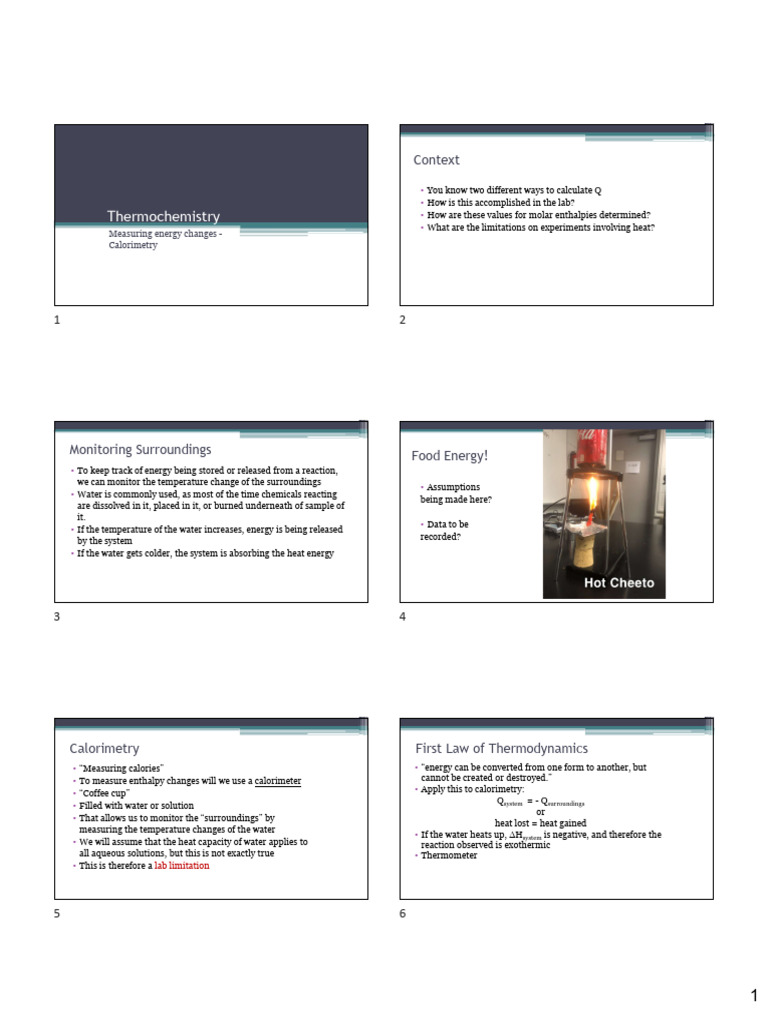 2 Calorimetry | PDF | Heat | Calorimetry
