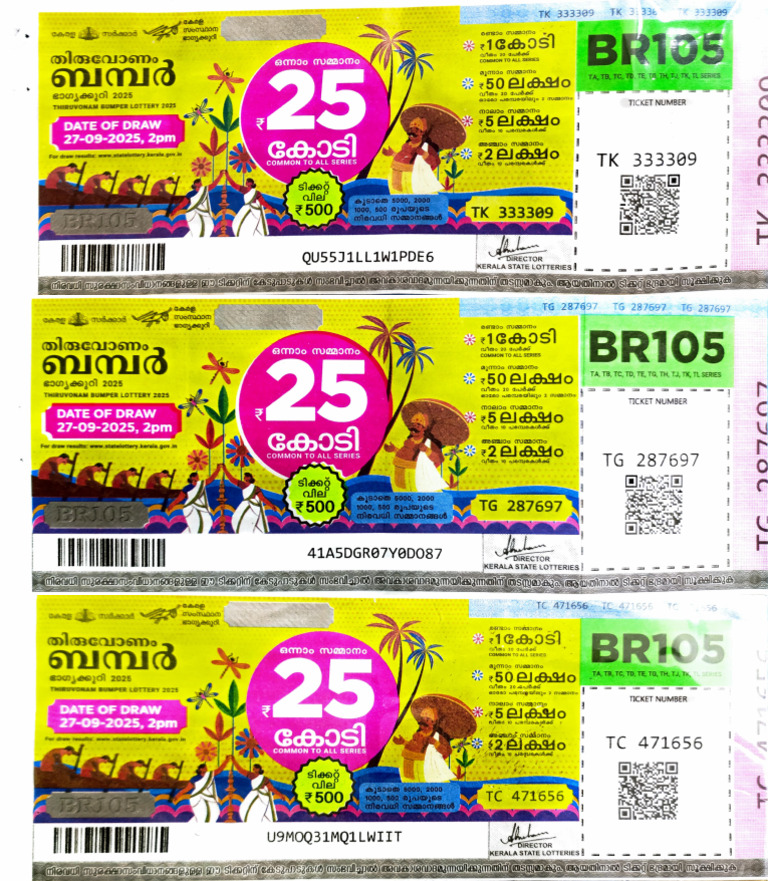 Onam Lottery 2025 | PDF | Kerala | Hindu Worship