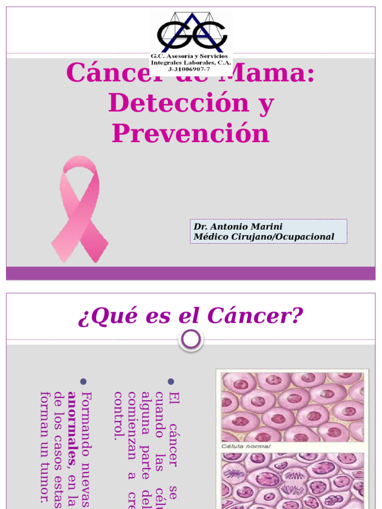 CA Mama Dr. Marini | PDF | Cáncer de mama | Cáncer