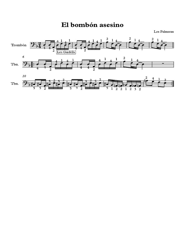 Bombon Trombon | PDF