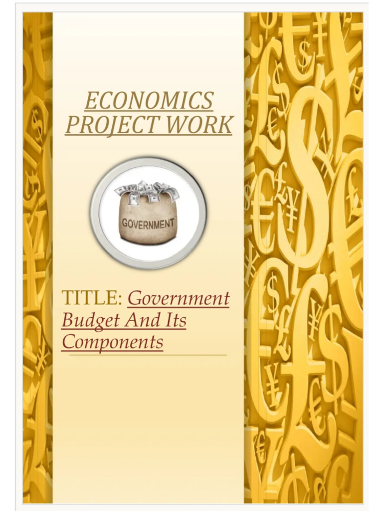 Economics Project | PDF