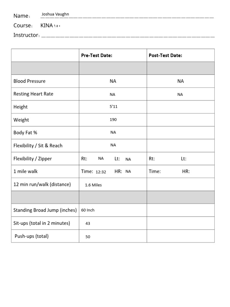 Pre-Post Test Assesment Form PDF | PDF