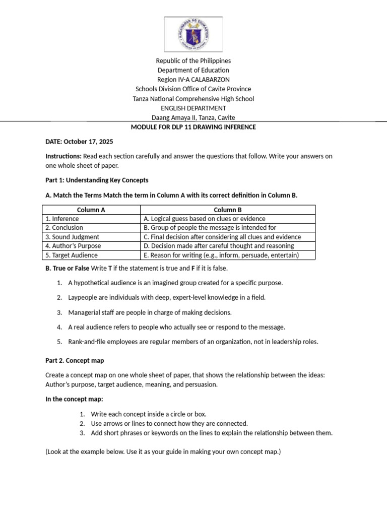 Module For Drawing Inference | PDF
