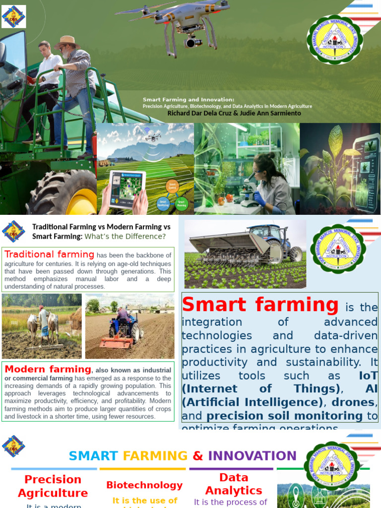 Smart Farming and Innovations by Richard & Judie Ann | PDF ...