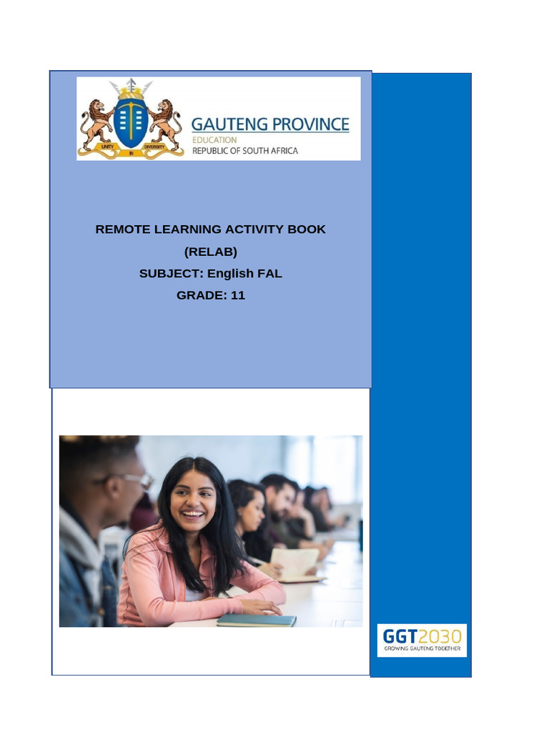 Grade 11 English Remote Learning Worksheets | PDF | Adverb | Poetry