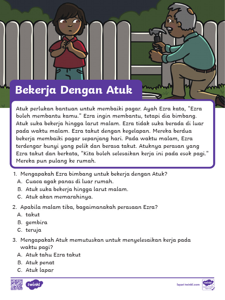 Pemahaman - Bekerja Dengan Atuk | PDF