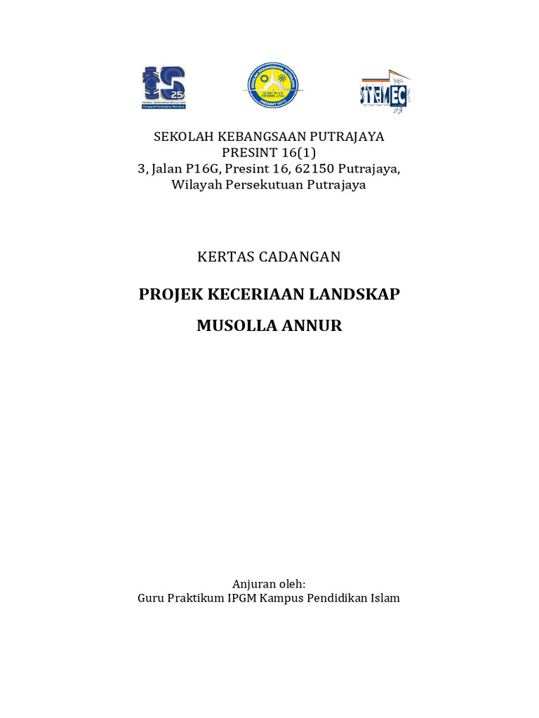 KK Projek Keceriaan Surau Skpp16 | PDF