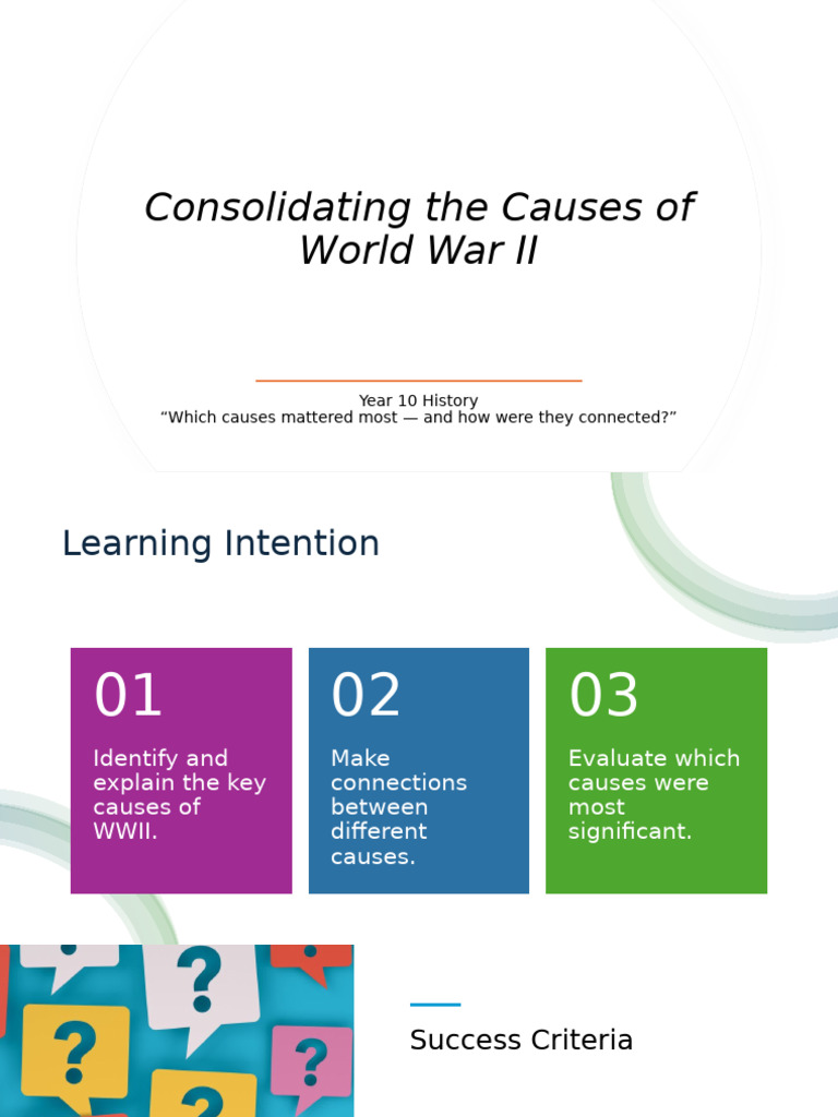 Consolidate Learning - Causes of World War II | PDF | Adolf Hitler ...